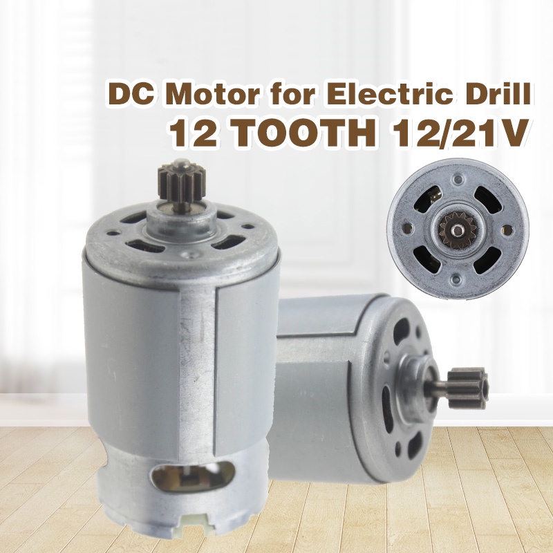 12/21V DC Motor for Electric Drill Electric Screwdriver RS550 Two-speed ...