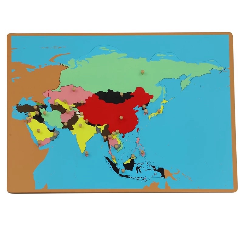 Montessori Map of Asia | Shopee Philippines