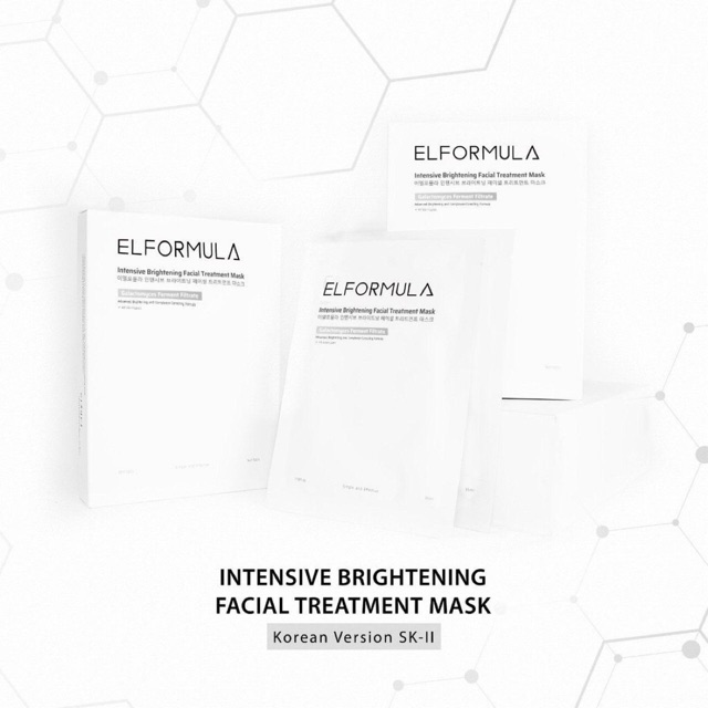 Elformula Intensive Brightening Facial Treatment Mask | Shopee Philippines