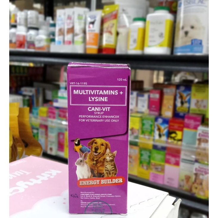 CANI-VIT MULTIVITAMINS+LYSINE 120ml. | Shopee Philippines
