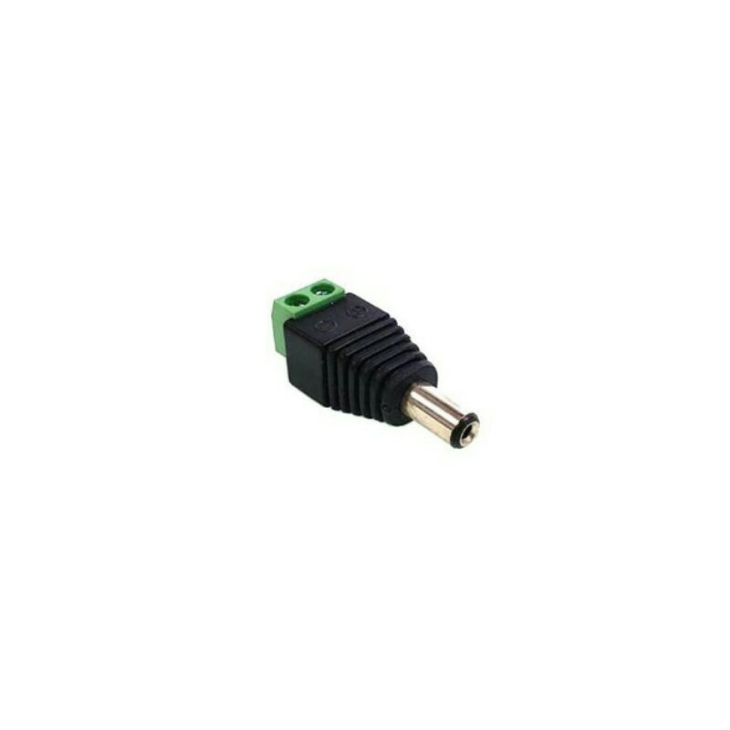 Crown Plug 2.1 x 5.5mm Male Dc Connector (1pc) heavy duty | Shopee ...