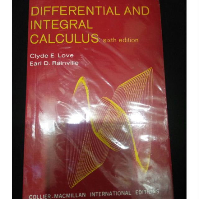 Differential and Integral Calculus(Love and Rainville) | Shopee Philippines