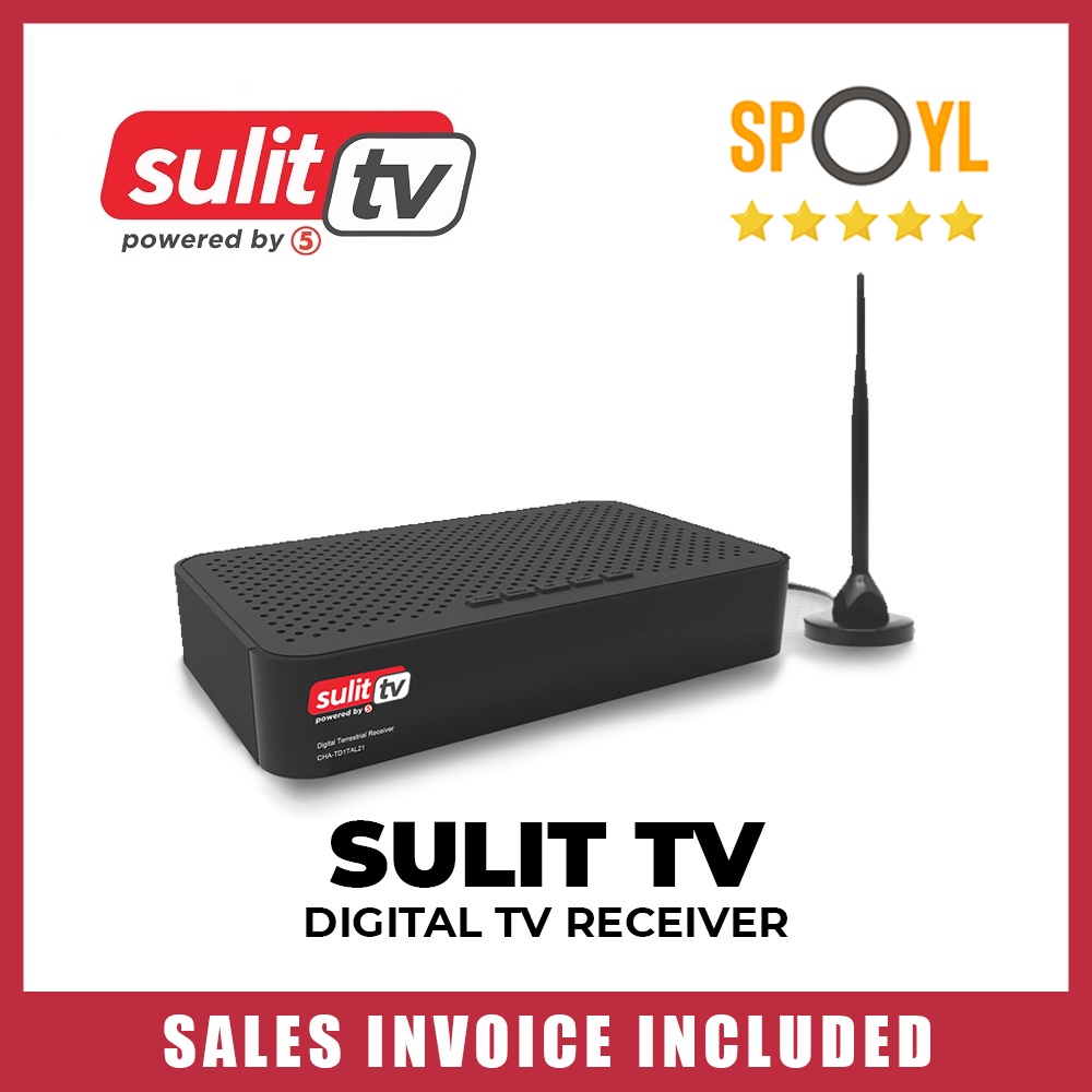 Sulit TV Digibox Powered by TV5 , Digital TV Receiver Box With Remote ...