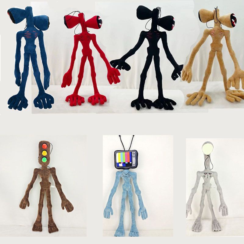 55cm Anime Siren Head Plush Toy Cartoon Sirenhead Stuffed Animals Doll ...