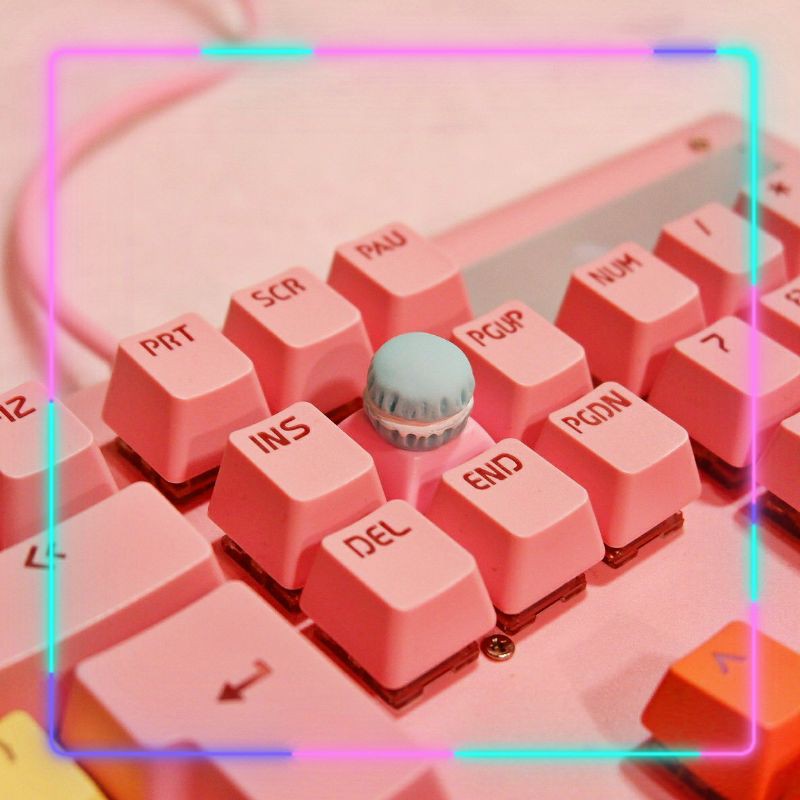 Macaroon Artisan Kawaii Keycaps for Mechanical Keyboard | Shopee ...