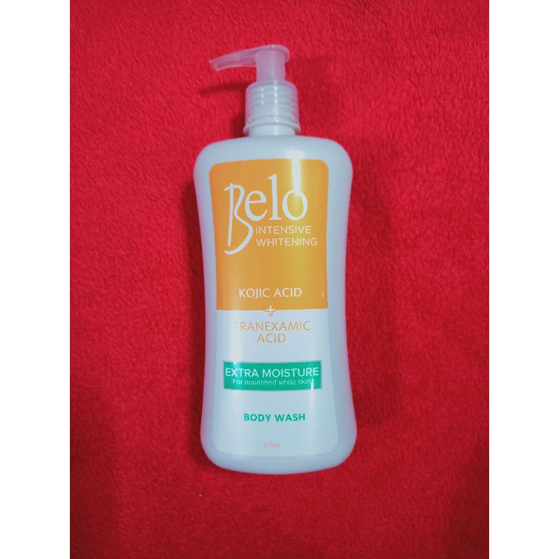 BELO KOJIC INTENSIVE WHITENING EXTRA MOISTURE BODY WASH 475ML | Shopee ...