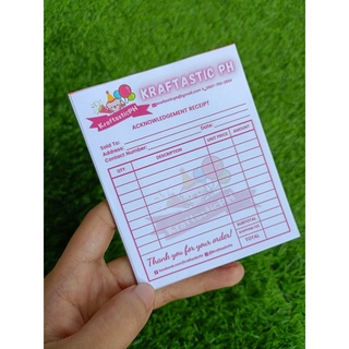 Personalized Acknowledgement Receipt | NON-BIR Receipt / Not Carbonized ...