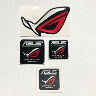 Asus ROG Emblem Embossed Flexible Sticker | Shopee Philippines
