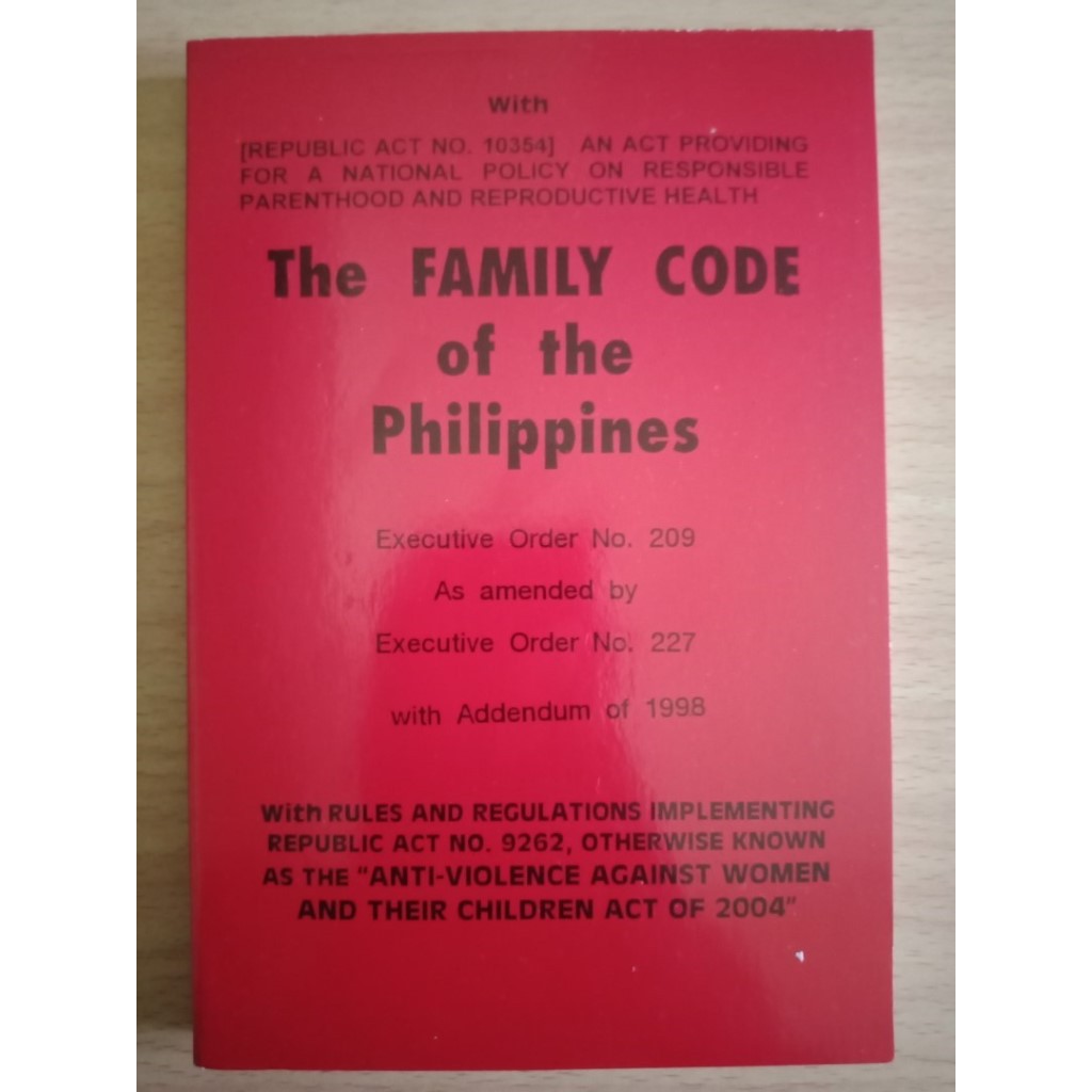 What Is Family In Family Code Of The Philippines