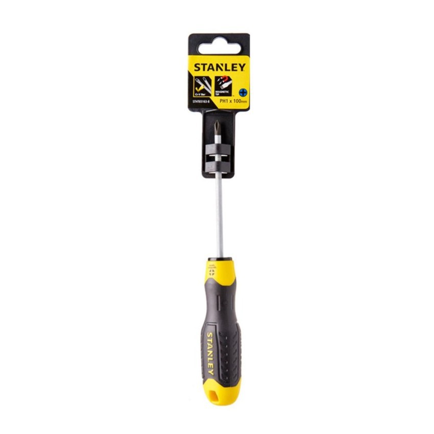 Stanley Cushion Grip Philip Screwdriver 1x100mm | Shopee Philippines