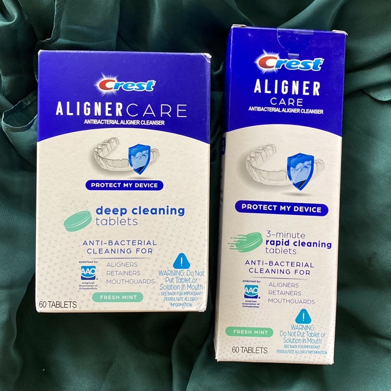 Crest Aligner Care Deep Cleaning / Rapid Cleaning Anti-bacterial ...