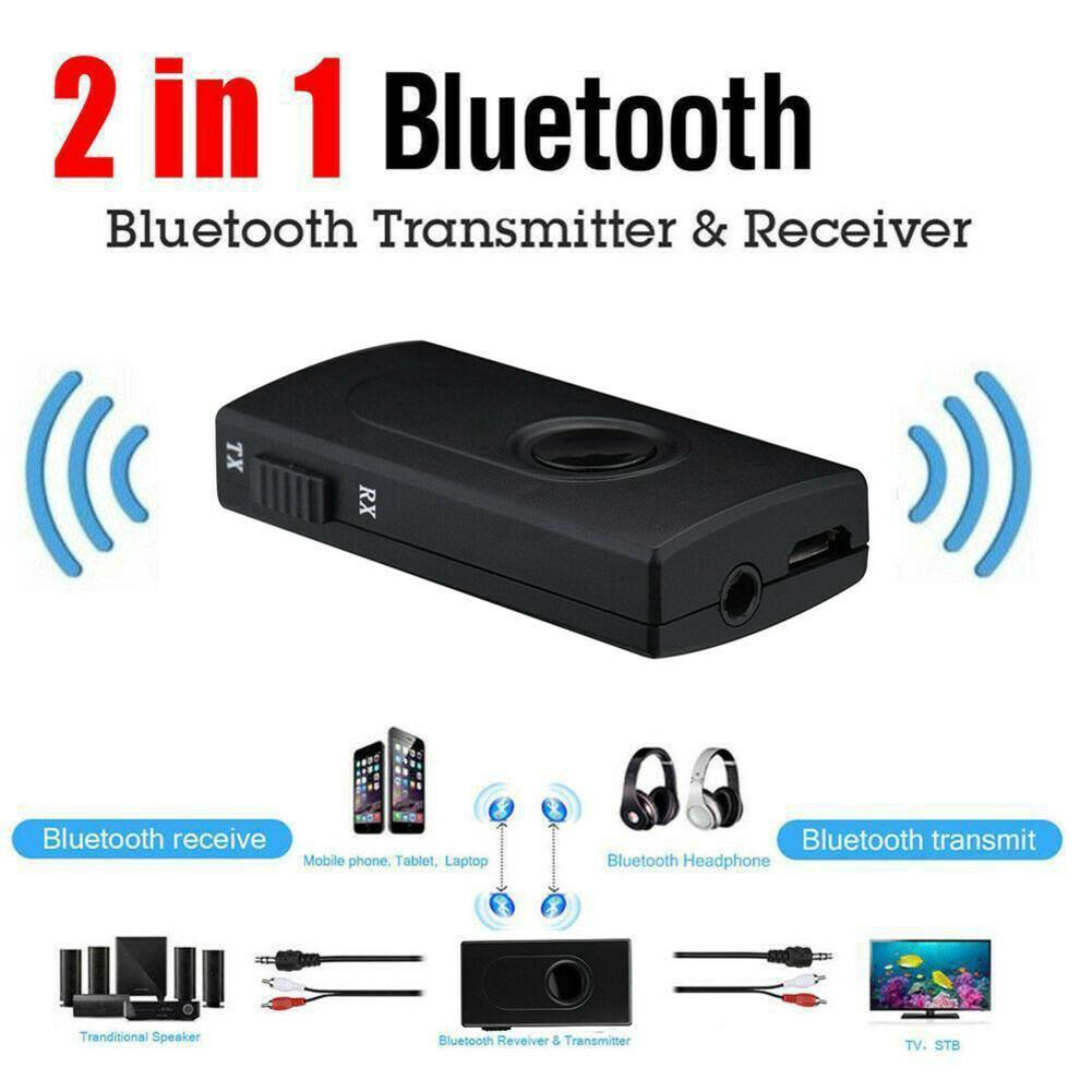 Bluetooth V4 Transmitter Receiver Wireless A2dp 3.5mm Adapter Stereo ...