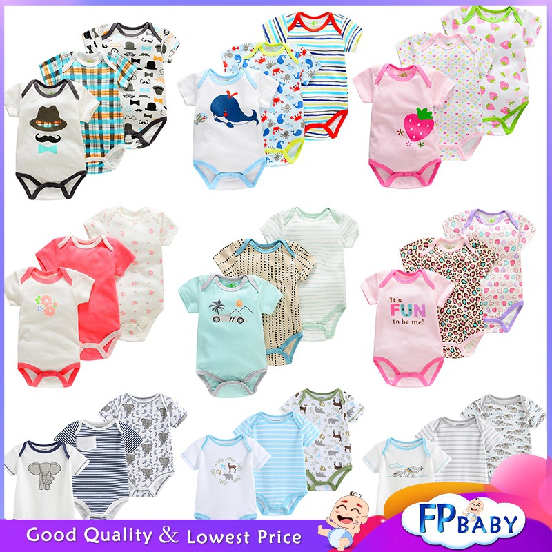 Random Style Baby Top Sale Cotton Bodysuit Onesie Infant Romper Newborn ...