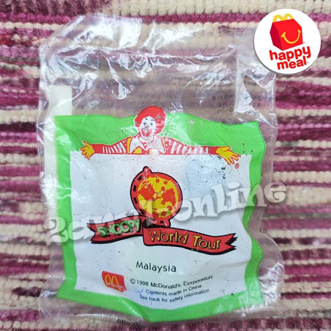 1998 Mcdo Snoopy World Tour - MALAYSIA (Sealed) | Shopee Philippines