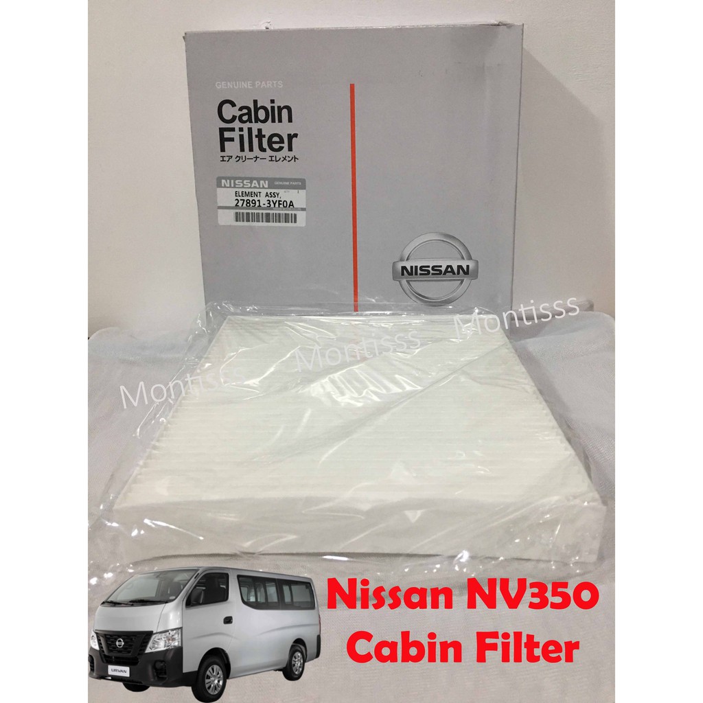 Nissan Urvan NV350 Cabin Filter (27891-3YF0A) | Shopee Philippines