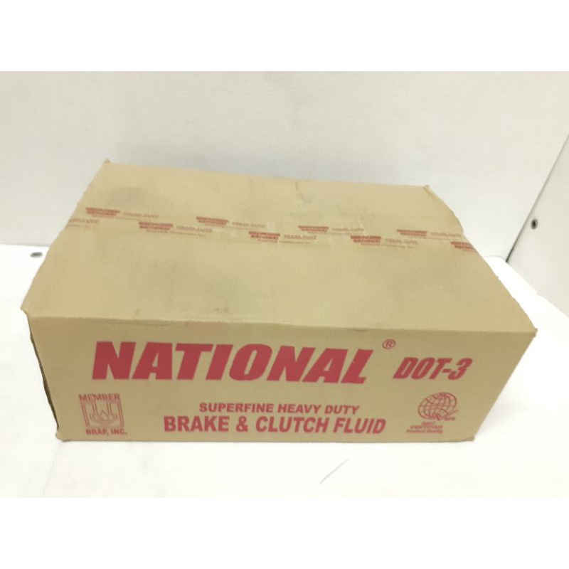 NATIONAL BRAKE FLUID DOT-3 300 ML (1 CASE) | Shopee Philippines