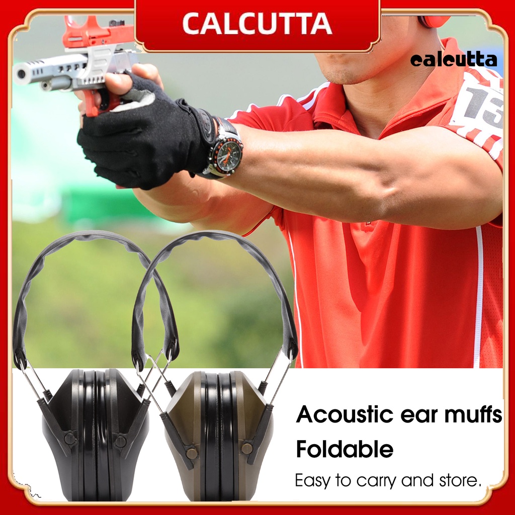 CAL- Shooting Ear Muff Noise-reduction Hearing Protection Foldable Anti ...
