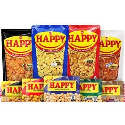 HAPPY PEANUTS 100 GRAM PACK - 4 FLAVORS | Shopee Philippines