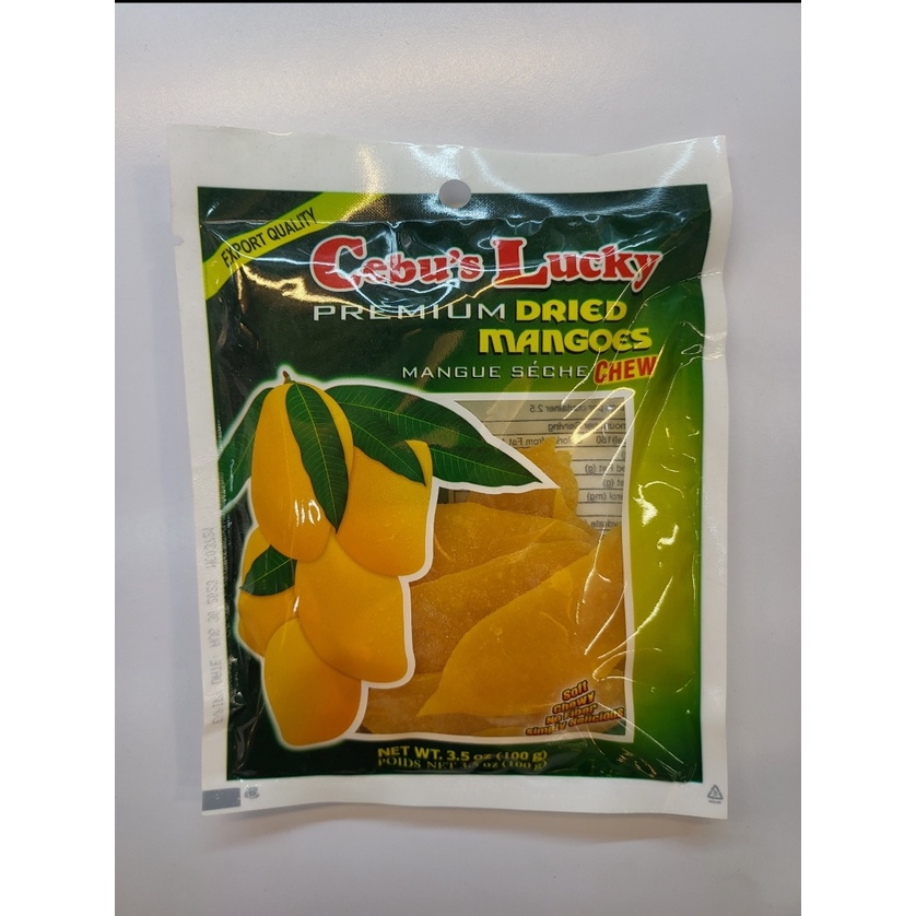 Cebu's Lucky Dried Mango Chews 100g & 200g | Shopee Philippines