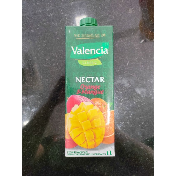 Valencia Juice Nectar Orange&Mangue 1L | Shopee Philippines