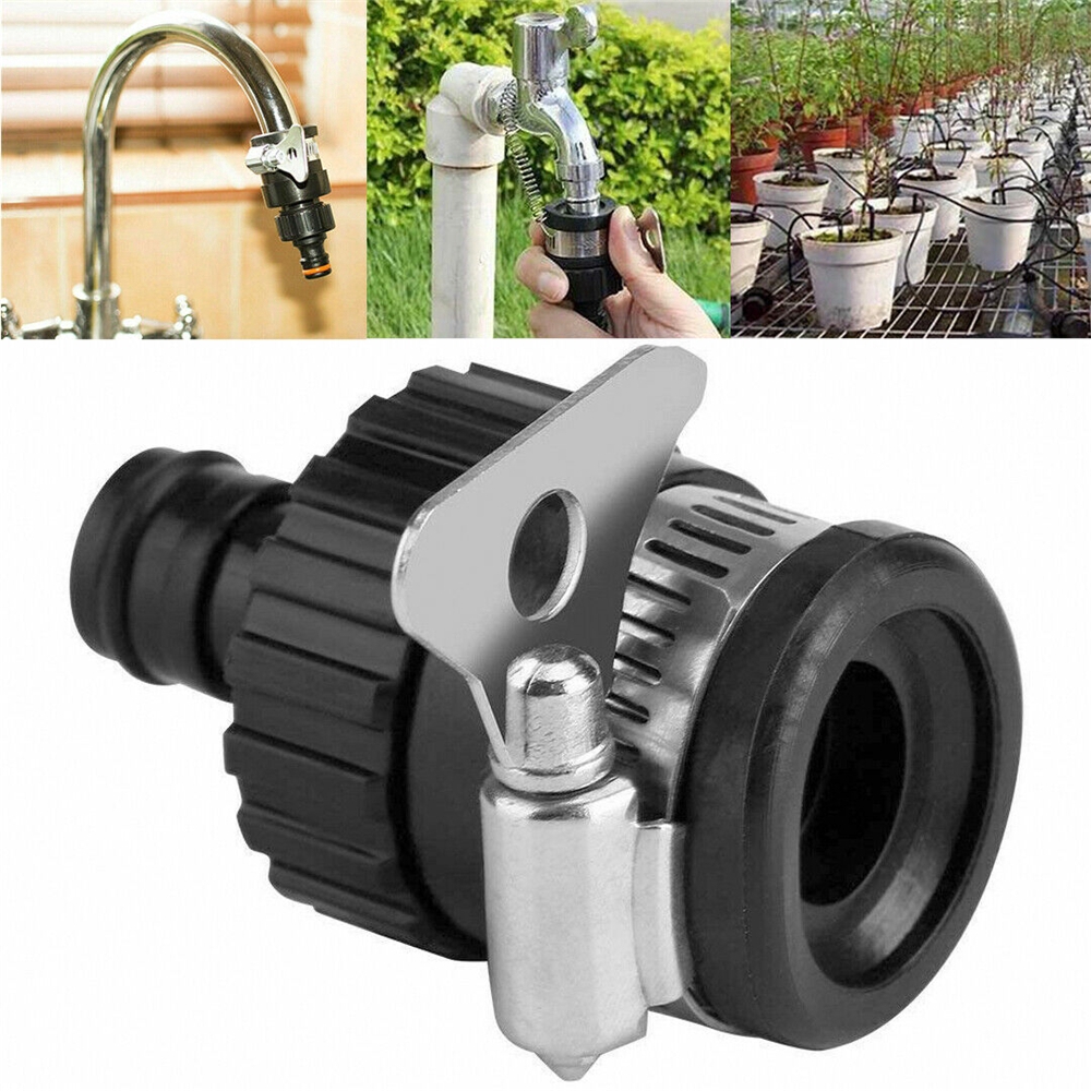 Universal Tap To Garden Hose Pipe Connector Kitchen Bath Water Faucet