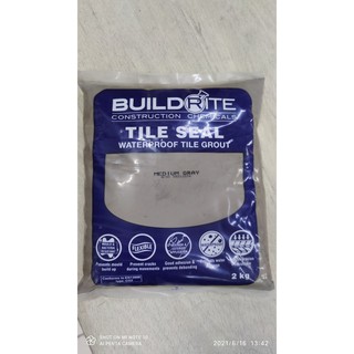 Buildrite Tile Seal Waterproof Tile Grout Medium / Dark Gray Or Black ...