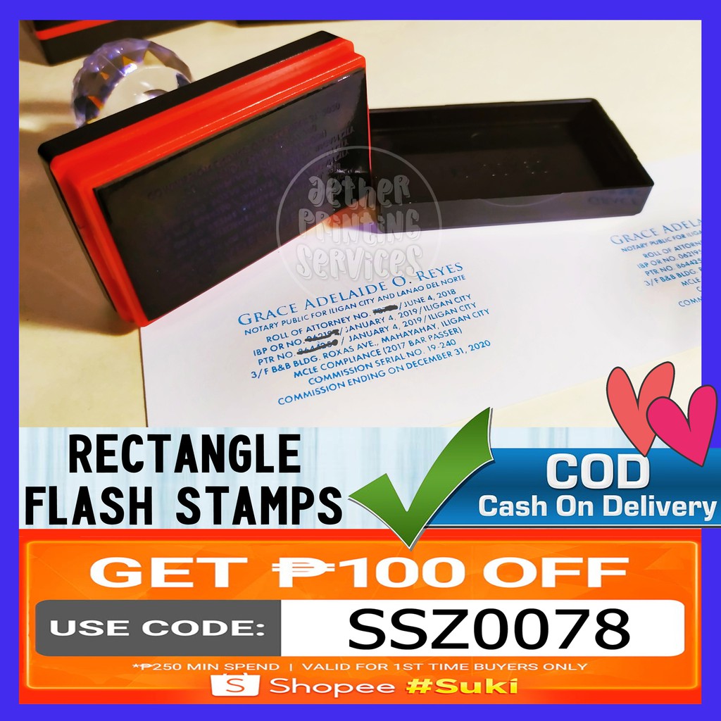 COD Stamps, Crystal Stamps, Flash Stamps, Self Ink Stamps, Rubber ...
