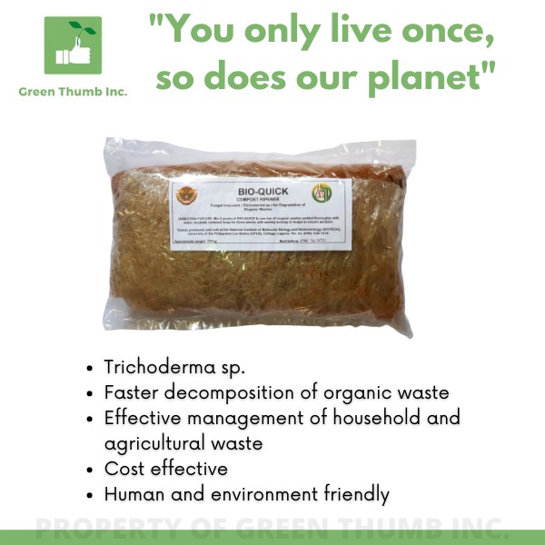 Bio-Quick Compost Ripener(Trichoderma sp., for faster decomposition of ...