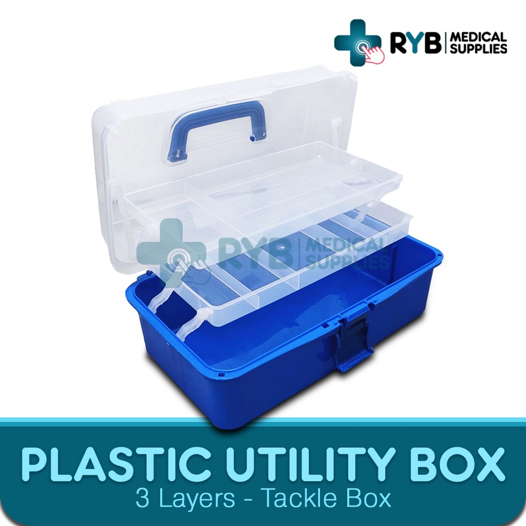 Utility Box 3 Layers / Tackle Box Plastic | Shopee Philippines
