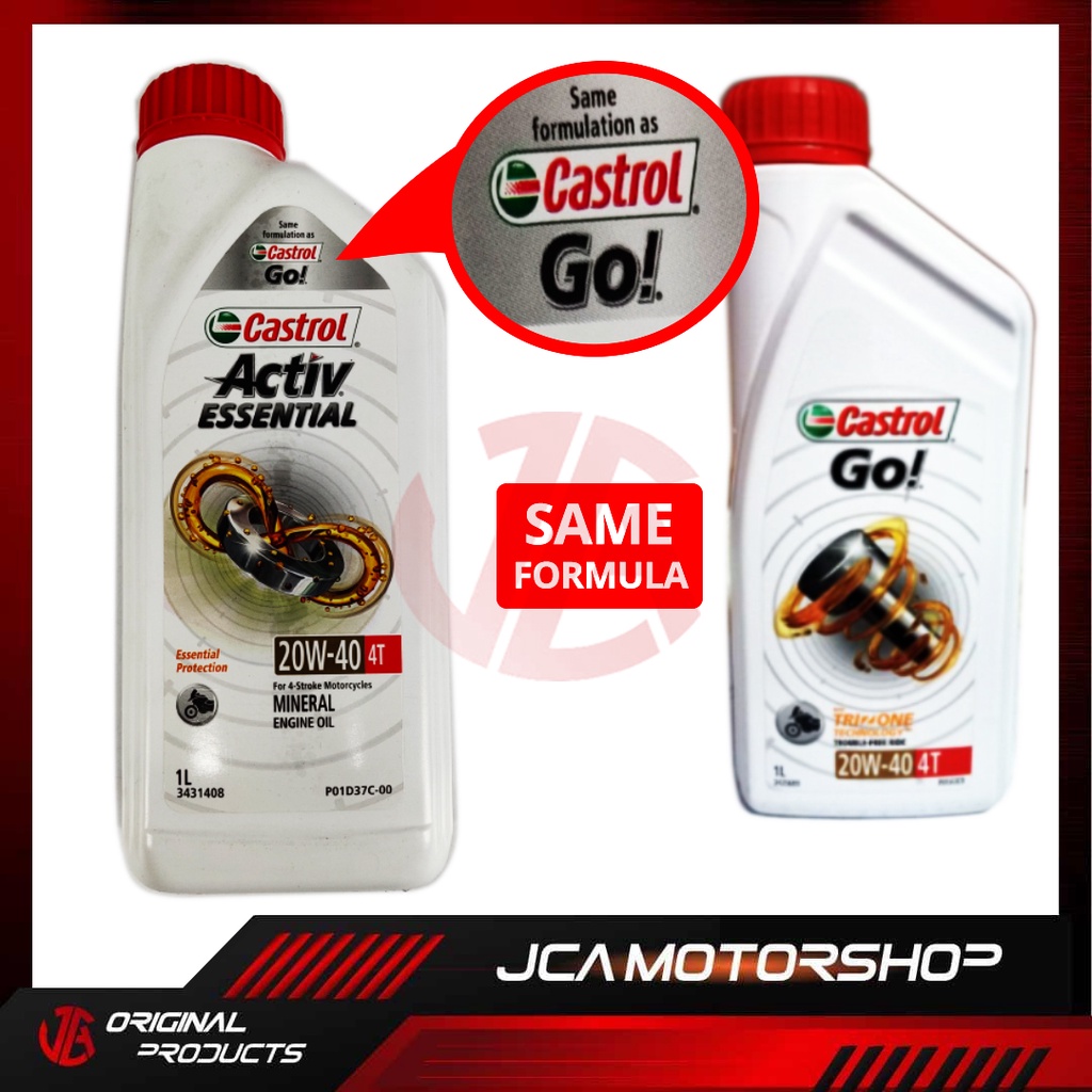 ORIGINAL CASTROL ACTIV ESSENTIAL (SAME FORMULA WITH CASTROL GO! TRIZONE ...