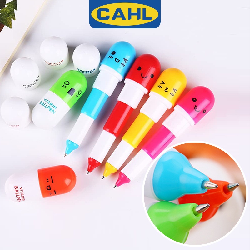 Pill Shaped Ballpoint Pens,Novelty Retractable Gift Ball pen with ...