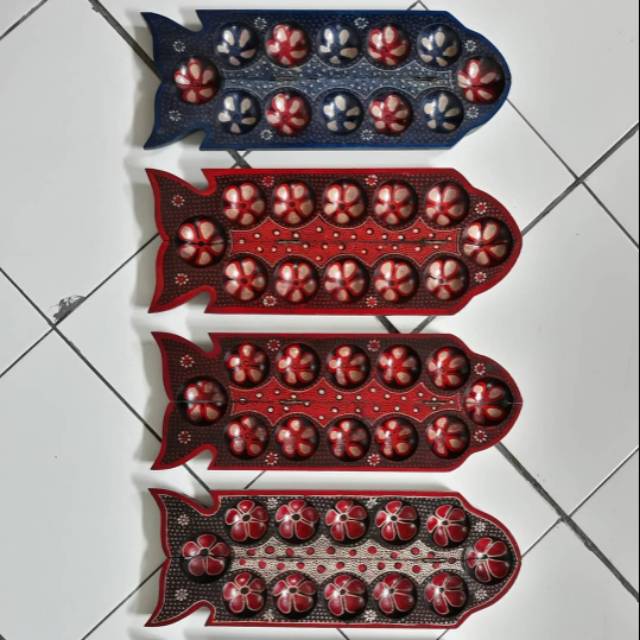 Dakon / Congklak Batik Wood | Shopee Philippines