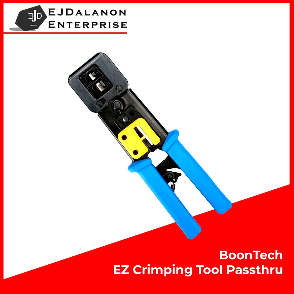 Boontech EZ Crimping Tool | EZ Crimp | EZ RJ45 | Crimping Tool RJ45 ...