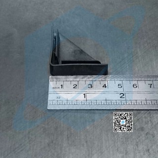 2Pcs Plastic Footer Black 1-1/2" x 1-1/2" for Slotted Angle Bar ...