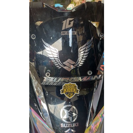 suzuki wings logo sticker gold silver | Shopee Philippines