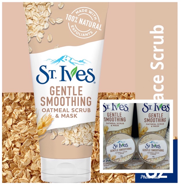 St. Ives Gentle Smoothing Oatmeal Scrub | Shopee Philippines