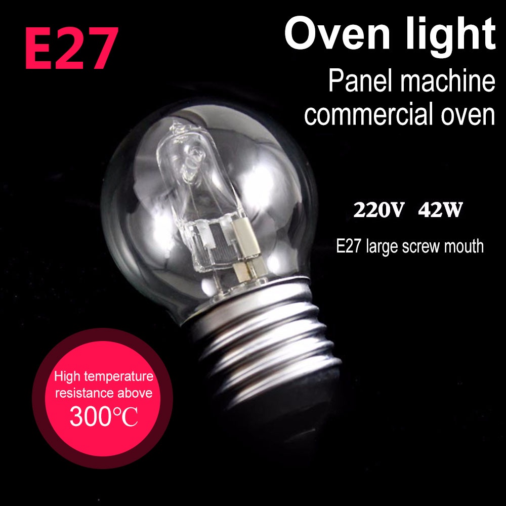 Universal 40W Oven Light Bulb Halogen Lamp High Temperature Steamer ...