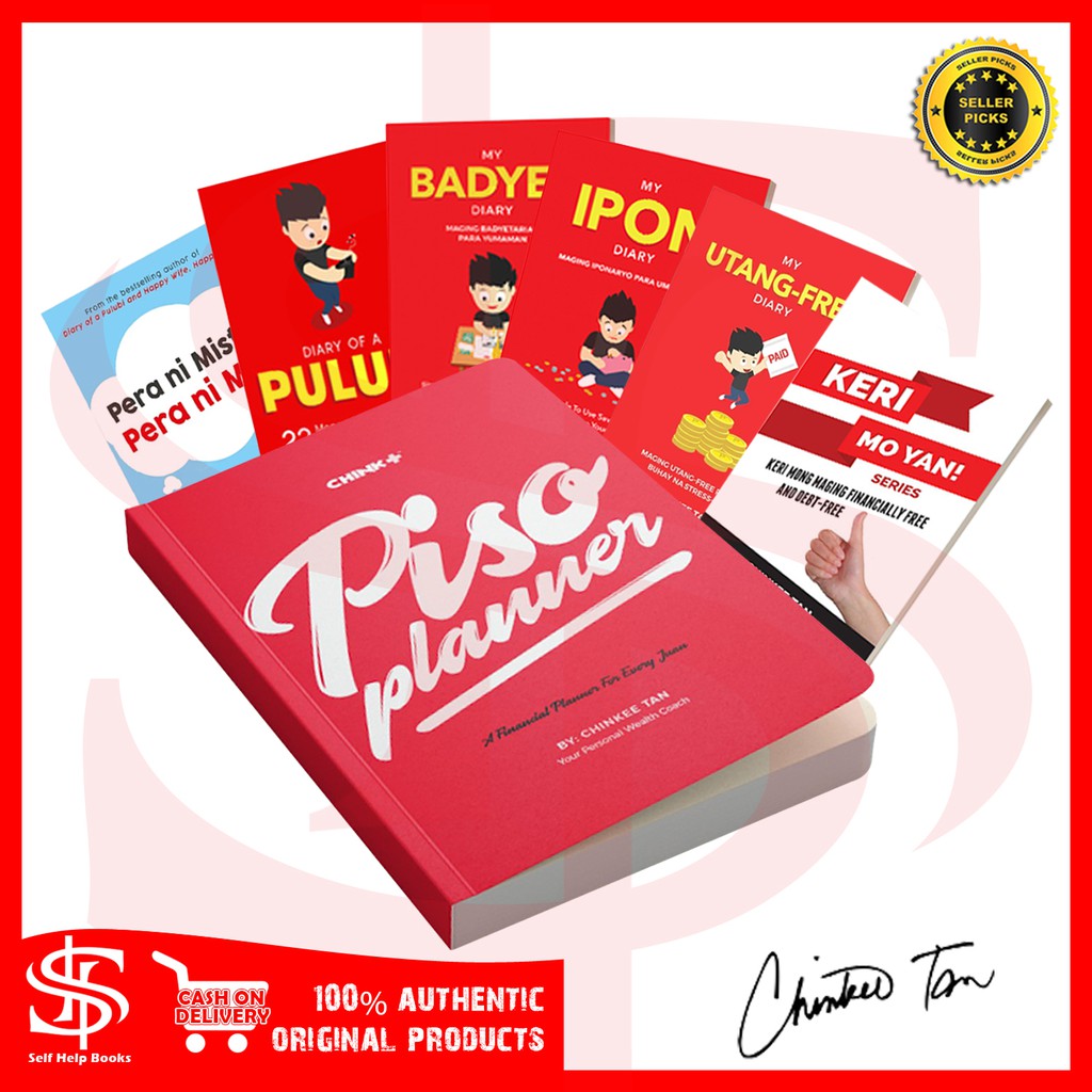 Piso Planner + 6 FREE Book by Chinkee Tan | Shopee Philippines