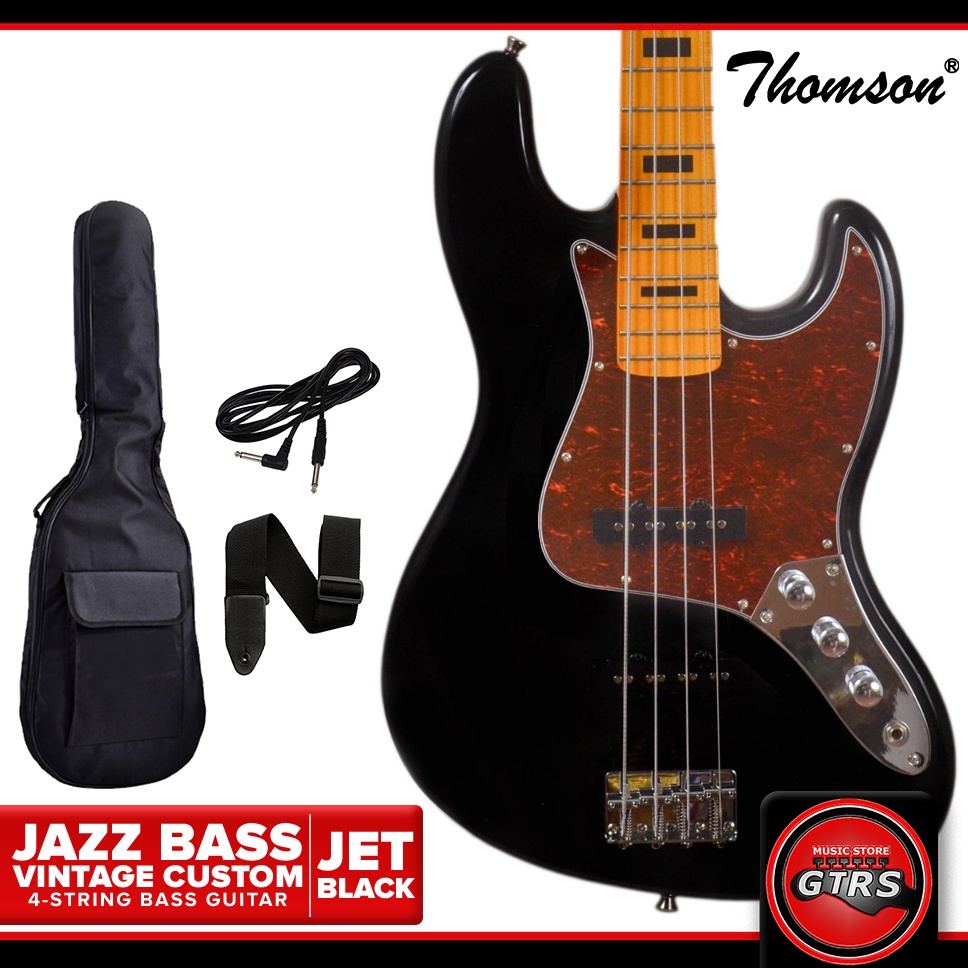 Thomson 4-String Vintage Custom Jazz Bass Guitar with FREE Accessories | Shopee Philippines