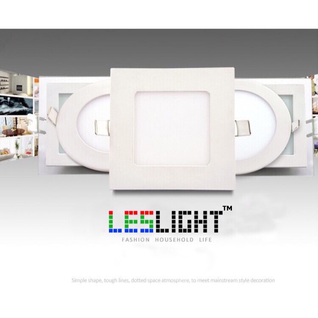 LED Panel Light Pin Light 3w 6w 9w 12w 15w 18w SQ RD DL WW | Shopee ...