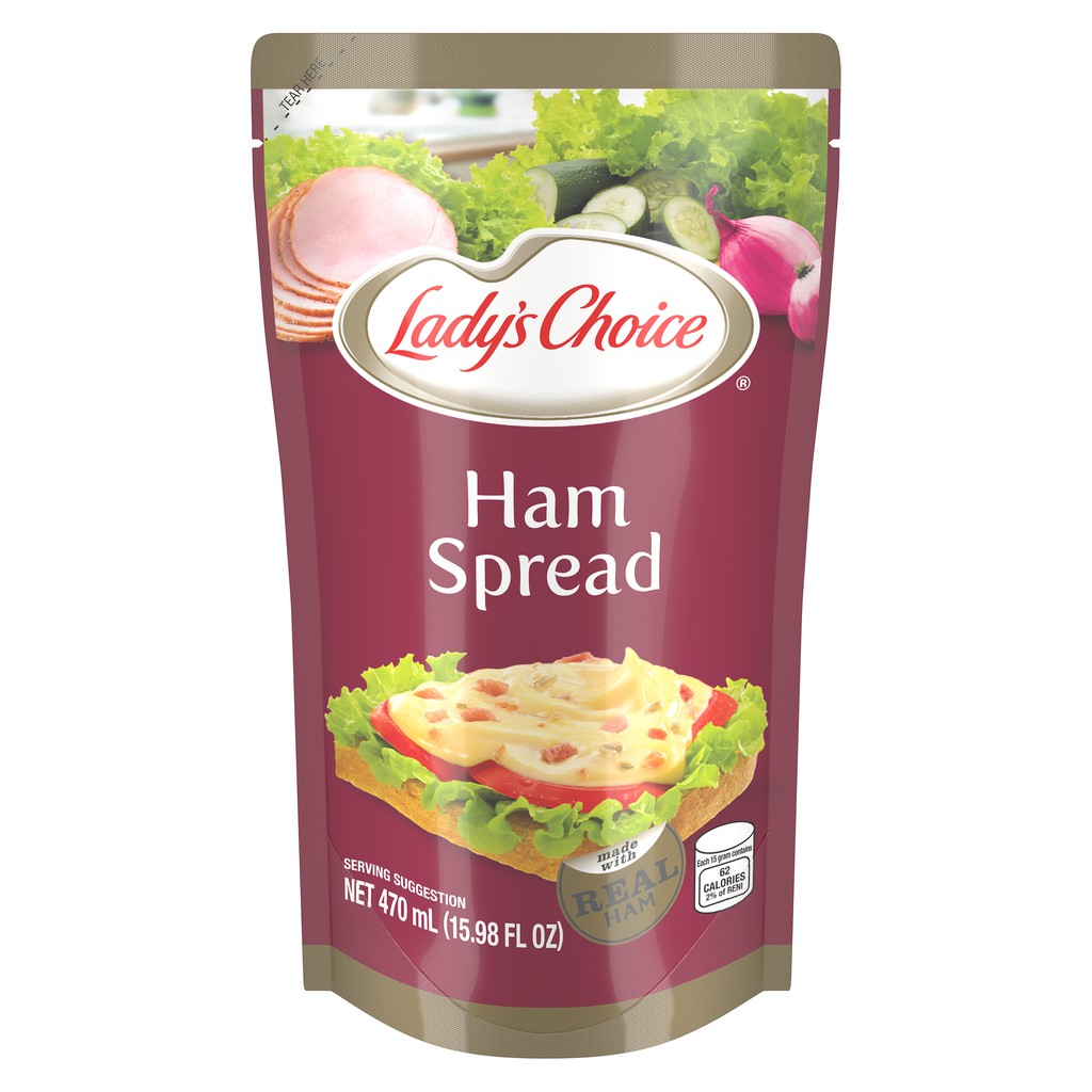 Lady's Choice Ham Sandwich Spread Pouch 470mL | Shopee Philippines