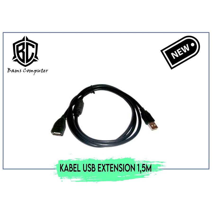 Usb to USB Cable 1.5 meter Extension | Shopee Philippines
