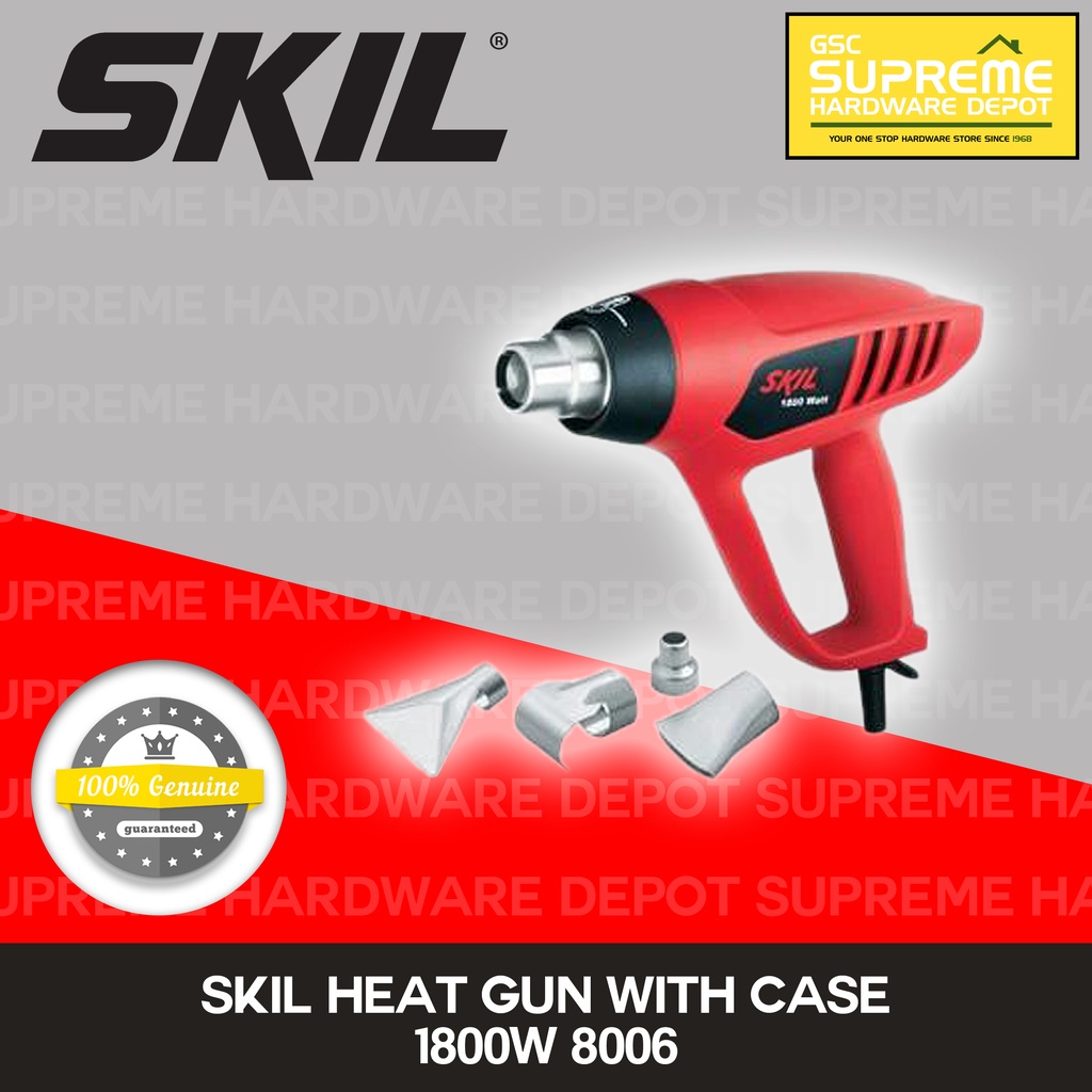Skil Heat Gun w/ Carrying Case 1800W 8006 | Shopee Philippines