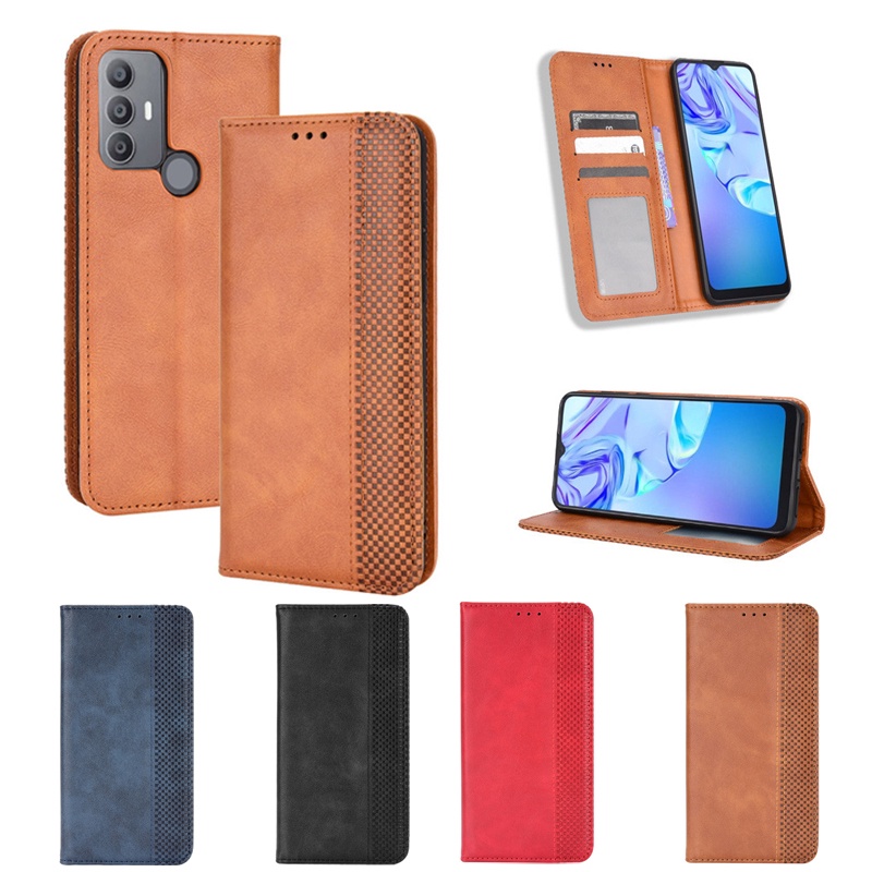 TCL 30 Plus 30XL 30SE 30XE 30V 20B L10 Pro Wallet Phone Case Magnetic ...