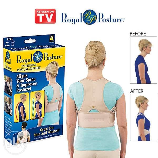 ROYAL POSTURE BACK SUPPORT BELT Back Brace Royal Posture Corrects ...