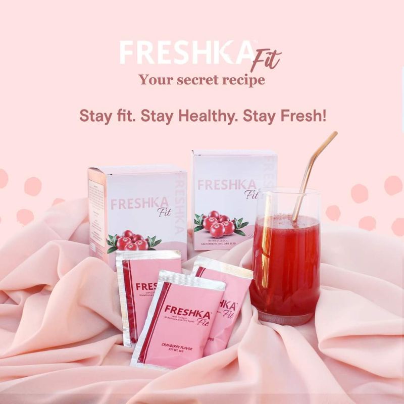 (WITH FREEBIES)FRESHKA FIT Slimming and Whitening Juice with Collagen ...