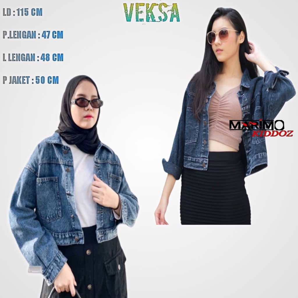 Jaket BIONDY Women // JEANS Women / Jacket CROP Women marimo kiddoz ...