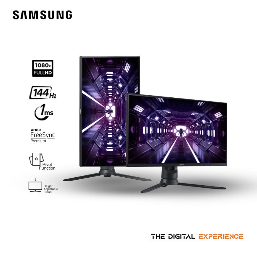 Samsung Odyssey G3 27 inch Gaming Monitor, Full HD, 144hz, AMD FreeSync ...