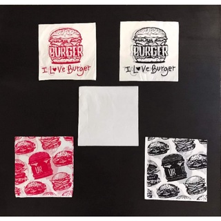 Plastic Burger Wrapper L - Type 100pcs per Bundle / Burger Wrapper 6x6 ...