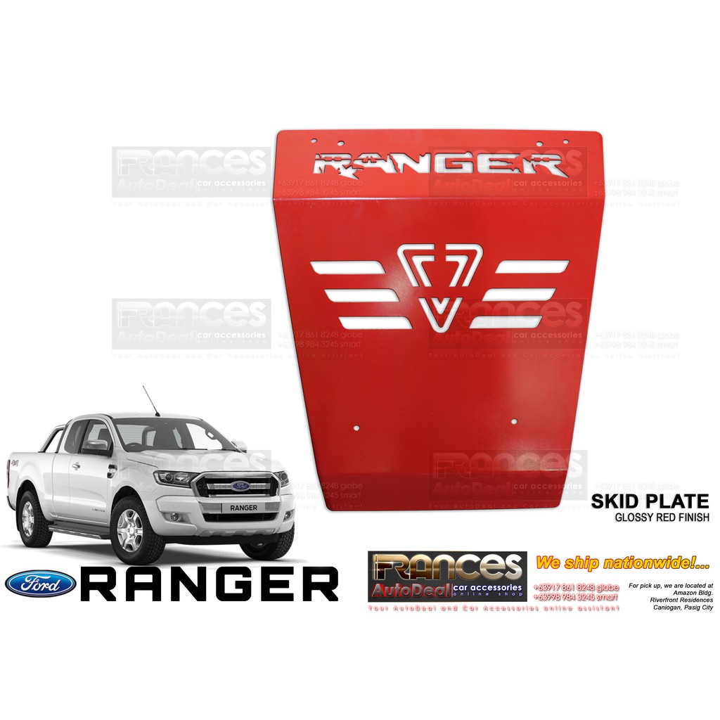 Ford Ranger 2018-2022 Skid plate / Skidplate Hard steel | Shopee ...